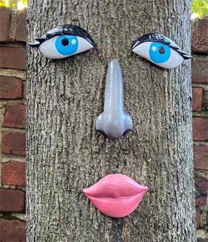 Give Your Trees Personality - with a Female Tree Face